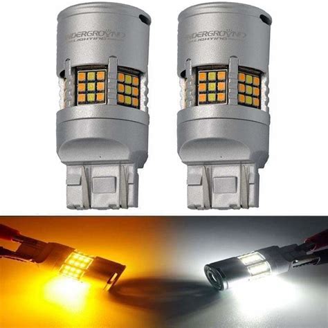 Led Front Turn Signal Bulbs W Built In Resistor No Hyperflash Pair