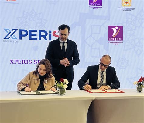 Signature Dune Convention Entre Xperis Services Et Lanapec Xperis
