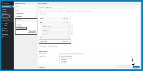 How To Add Logout Link To Navigation Menu In Wordpress Codecrew Infotech