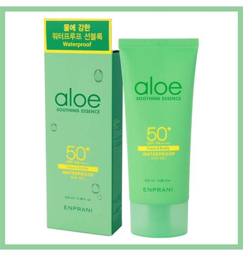 엔프라니 알로에 워터프루프 선크림 젤 100ml 자외선차단제 선케어 방수선크림 메이크업선크림 스킨선크림 추천 티몬