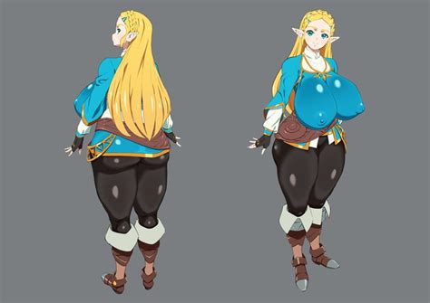 Princess Zelda The Legend Of Zelda And 1 More Drawn By Ika Daishougun Danbooru