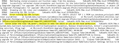 Cannot Alter The Role ‘dbowner Because It Does Not Exist Or You Do