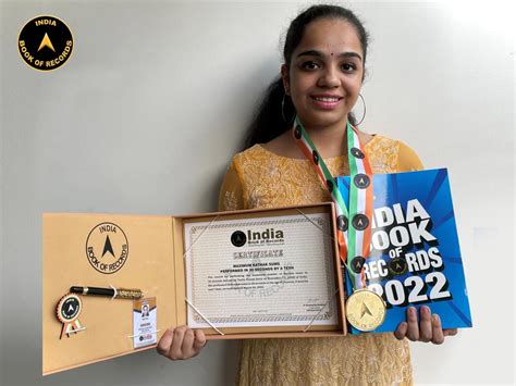 Maximum Kathak Sums Performed In 30 Seconds By A Teen India Book Of