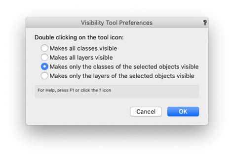 Class Visibility Shortcut For Selection General Discussion Vectorworks Community Board