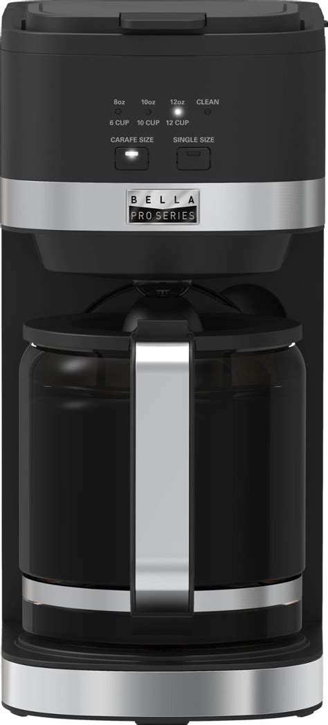 Bella Pro Series Dual Brew 12 Cup Or Single Serve Coffee Maker W K Cup