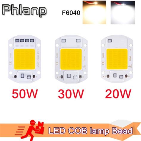 Hot K Led Cob Lamp Bead W W W Ac V V Ip Smart Ic No Need Driver Diy Flood Light