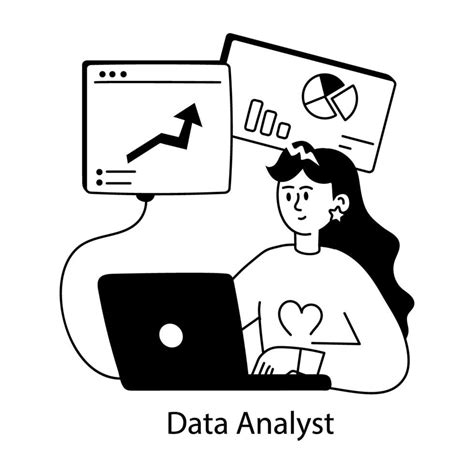 Heres A Doodle Mini Illustration Of Data Analyst 46452857 Vector Art At Vecteezy
