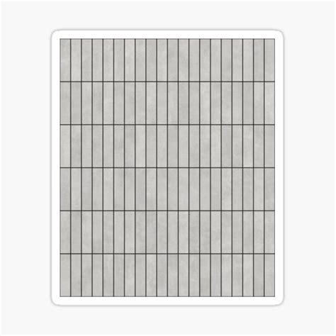 Rectangular Grid Pattern Grey Sticker For Sale By Zoltan Ratko Redbubble