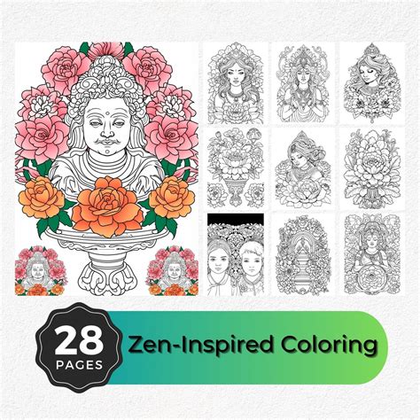 28 Zen Inspired Coloring Pages Embrace Mindfulness With Our Buddhism