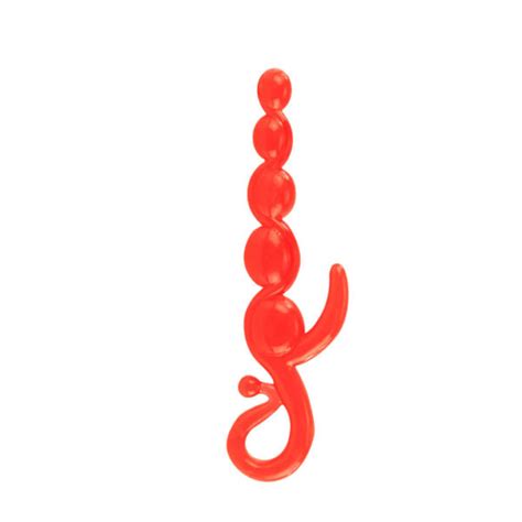 Plug Anal 5 Esferas Em Jelly Com Estimulador Sexshop Loja Pimenta
