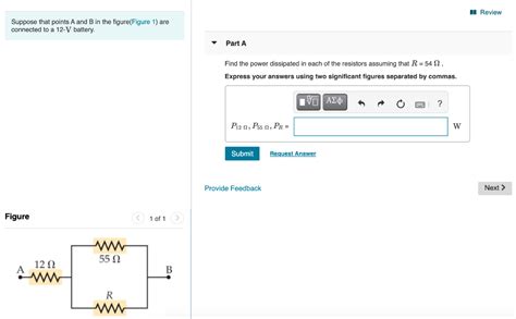 Solved H Review Suppose That Points A And B In The Chegg