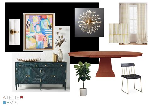 Moodboard Monday Moody Modern Dining Room