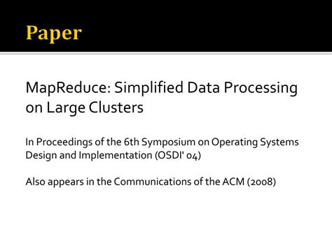 Ppt Mapreduce Powerpoint Presentation Free Download Id2041066