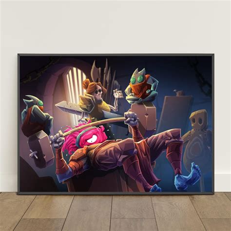 Dead Cells Poster The Beheaded Wall Art Game Canvas Print 5 Etsy