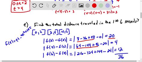 solved 1 4 a particle moves according to a law of motion s f t t ⩾0