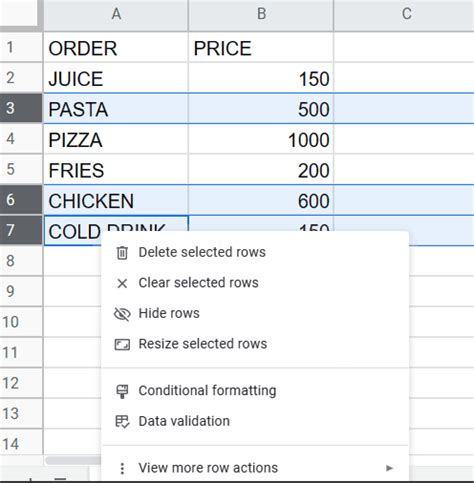 How To Delete Multiple Rows In Google Sheets Spreadcheaters