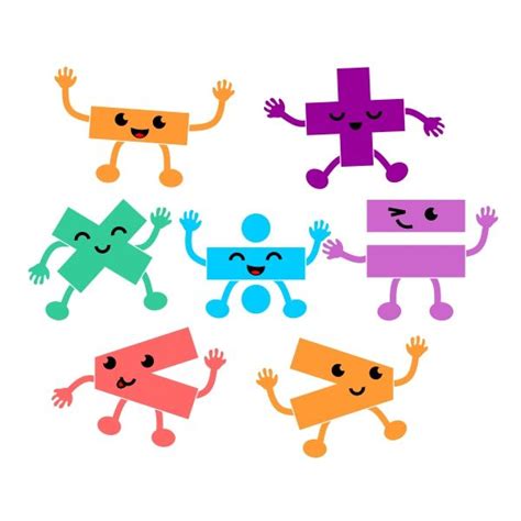 Math Symbols Cartoon