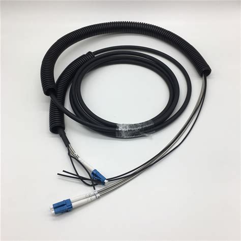 75m Cpri Fiber Cable 2 Cores Dlc Sm Mm With Both End Socket Protection