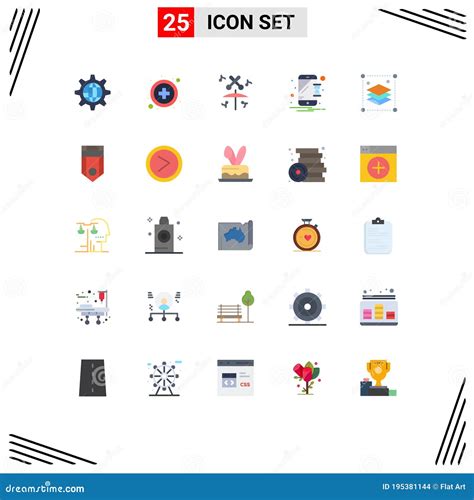 set of 25 commercial flat colors pack for layers copy layers drum