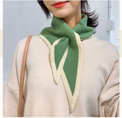 당일출고 삼각 니트 쁘띠 스카프 머플러 스카프 가을 겨울 목도리 에이블리