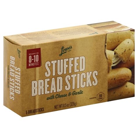 Lowes Foods Stuffed Cheese And Garlic Breadsticks Products Lowes