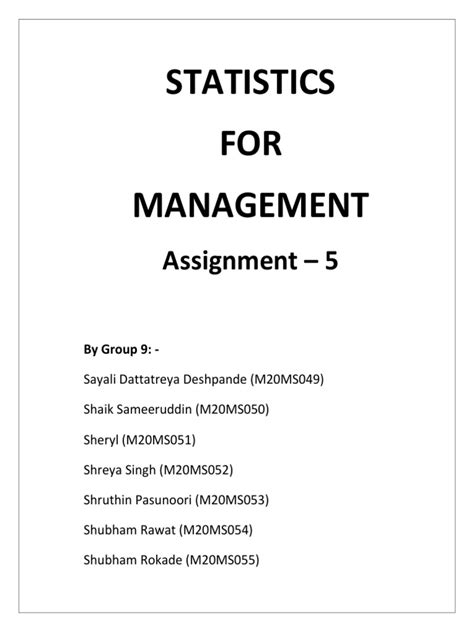 Assignment Solutions Pdf Confidence Interval Statistical Analysis