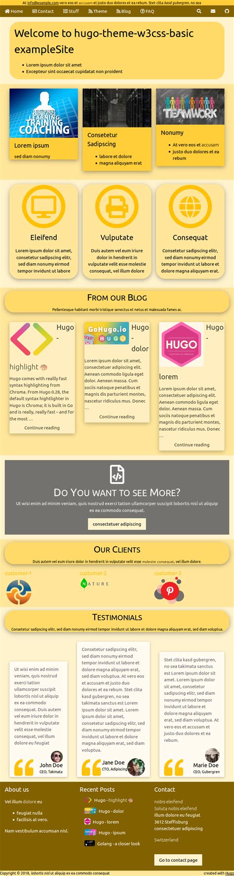 GitHub It Gro Hugo Theme W Css Basic