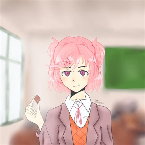 Natsuki Ddlc By Julubss On Deviantart