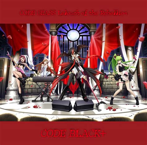 Code Geass Lelouch And His Band In Code Black Code Geass Coding