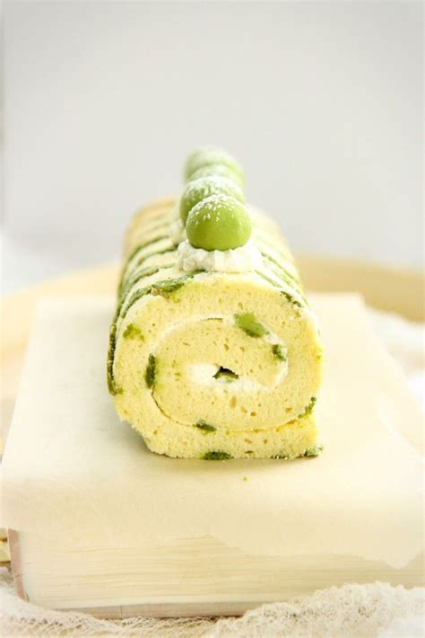 Maccha La Pêche Fraîche Matcha Green Tea Recipes Cake Roll Roll Cake