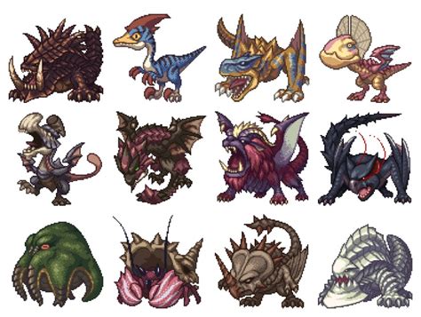 Rathalos Tigrex Nargacuga Yian Kut Ku Teostra And 7 More Monster
