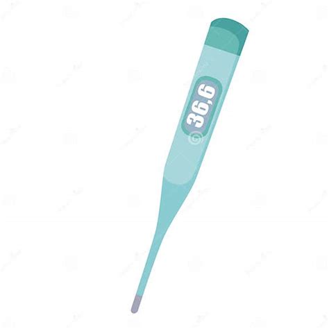 Printthe Image Shows A Digital Thermometer With A Display Showing A Temperature Of 36 6 Degrees