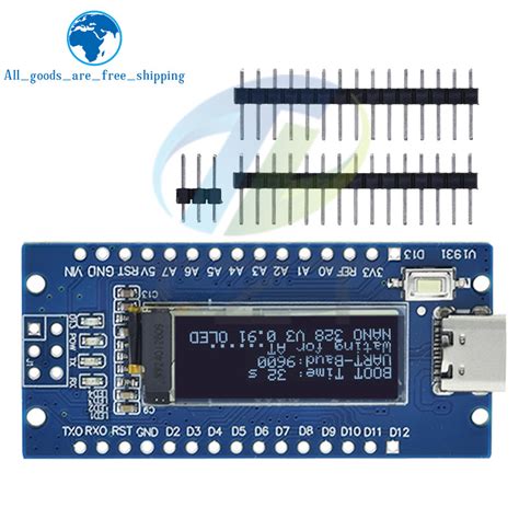 Jual Nano V30 Atmega328p Ch340c Built In 091 Oled Display 12832