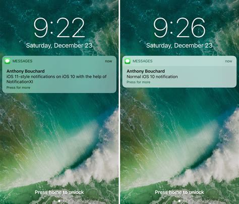 Notificationxi Brings Ios 11 Style Notification Banners To Jailbroken Ios 10 Devices