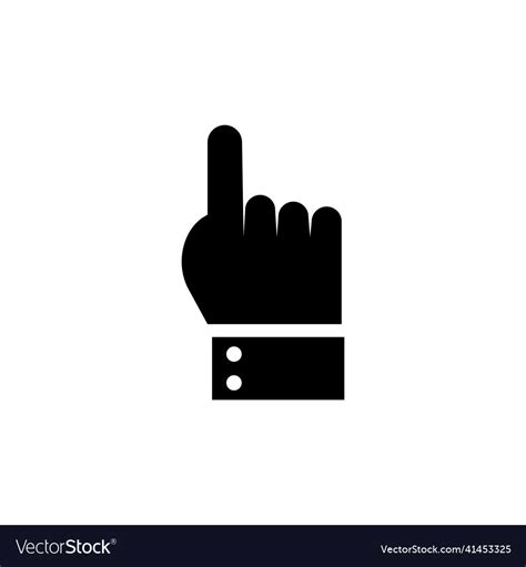 Hand Cursor Icon Royalty Free Vector Image Vectorstock