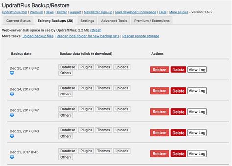 Updraftplus The Most Underrated Plugin For Wordpress Backups Website Design Baltimore Seo