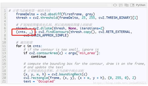 用 python 和 opencv 检测和跟踪运动对象 python捕捉动作视频 csdn博客