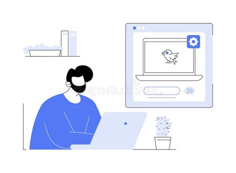 Operating System Abstract Concept Vector Illustration Stock Vector