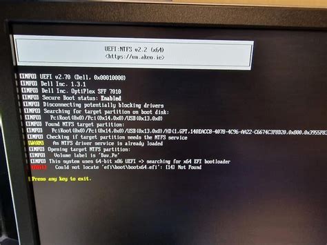 UEFI Can T Locate Efi Boot BootX64 Efi Windows 10 Forums