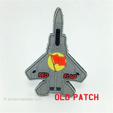 F 15 Red Flag Pvc Military Morale Patch Mp0171 Aviatorwebsite