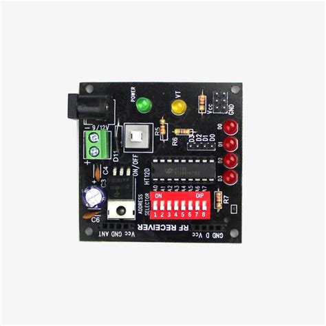Rf Transmitter And Receiver Module With Encoder And Decoder Ic For 433