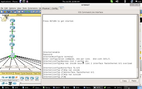 Simulation Of ICT Network Configuration Based On Existing Network Configuration At The Network