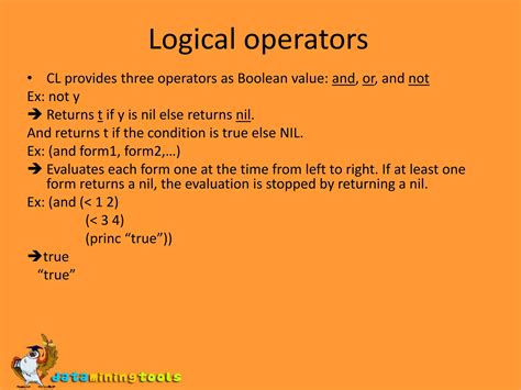 Lisppredicates In Lisp Ppt