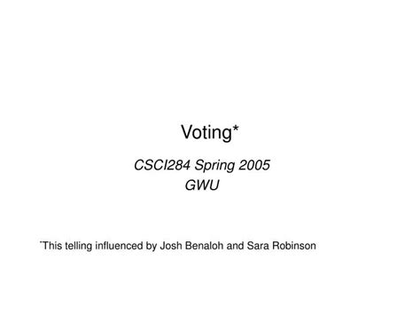 PPT Voting PowerPoint Presentation Free Download ID 1801078