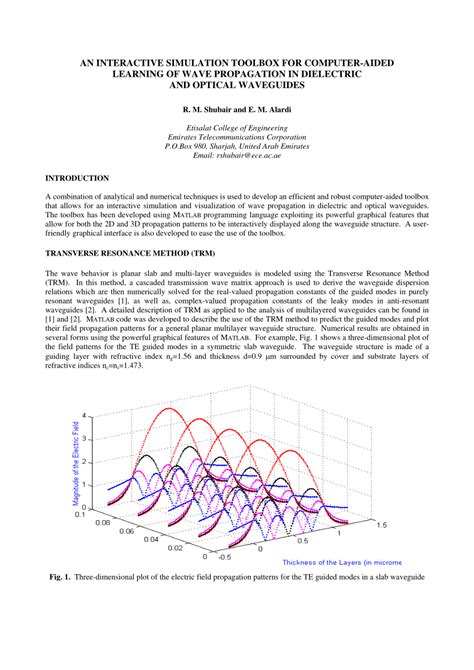 Pdf An Interactive Simulation Toolbox For Computer Aided Learning Of