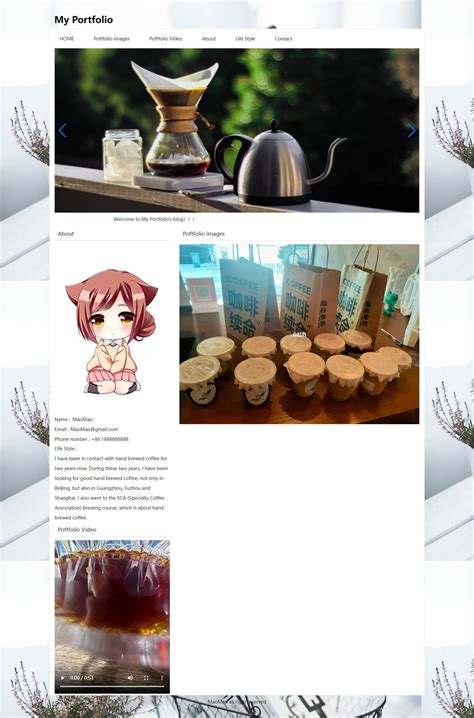 英文博客 网页html css js视频 轮播图 滚动字幕 精选下载 作业秀