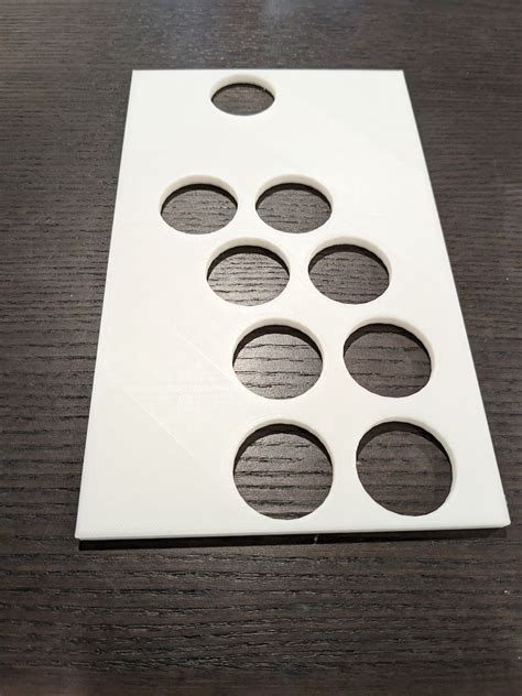 Arcade Stick Layout Stencil Gaming Controller Template Etsy