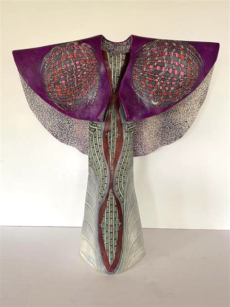 this ceramic form 18” x 17” is the result of a collaboration between