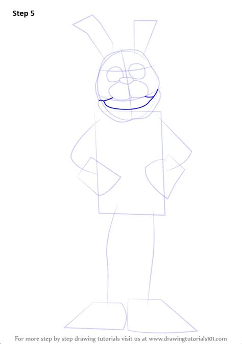 How To Draw Bonnie From Five Nights At Freddy S Easy Step By Step Guide DrawingTutorials101 Com