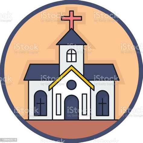 종교 건축 개념 교회 외관 벡터 아이콘 디자인 도시와 교외 주택 기호 부동산 및 부동산 표지판 아파트 및 모기지 주식 일러스트 0명에 대한 스톡 벡터 아트 및 기타 이미지